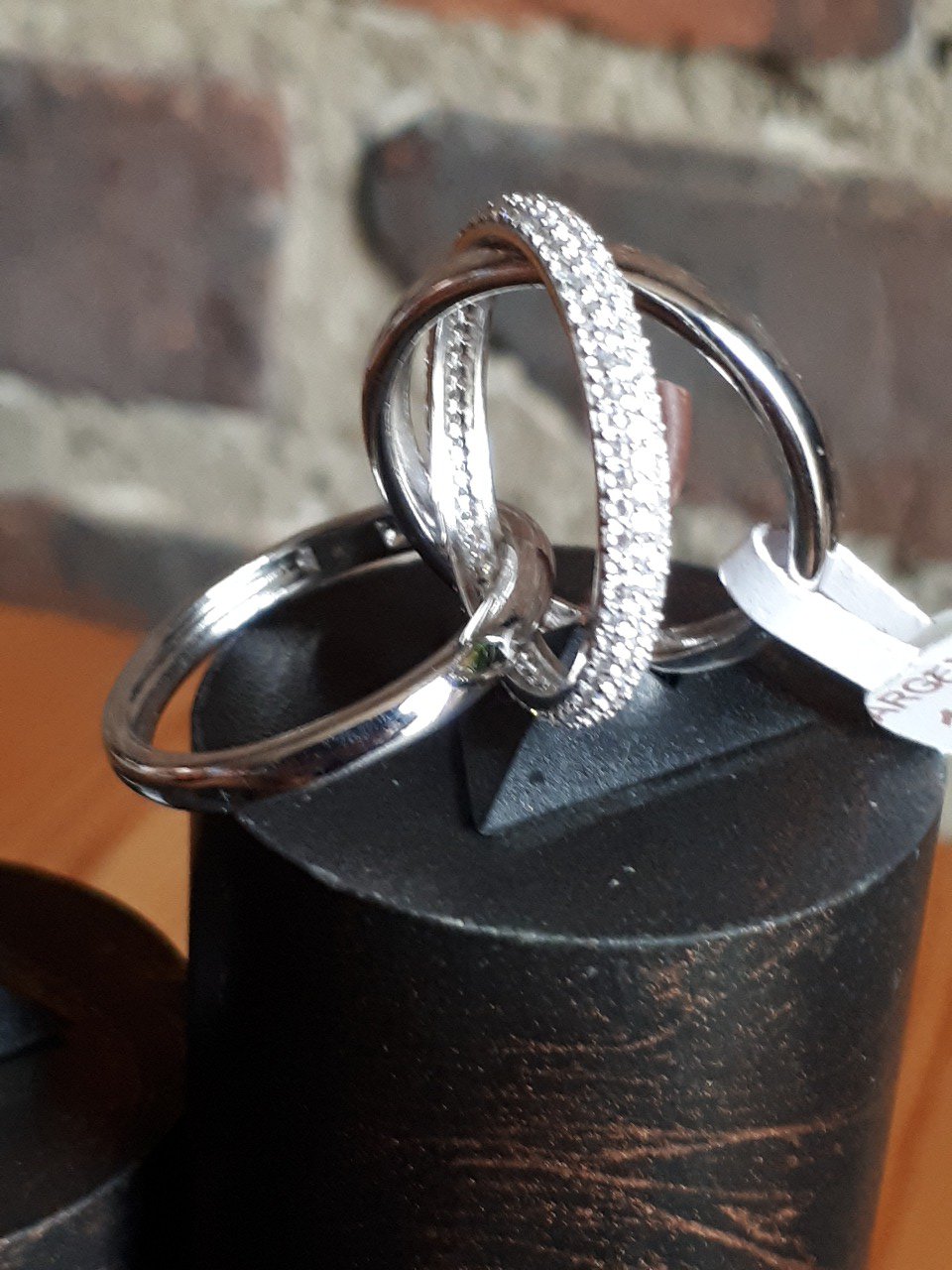 3 Bagues entrelacer T19/60 - Stickercollection