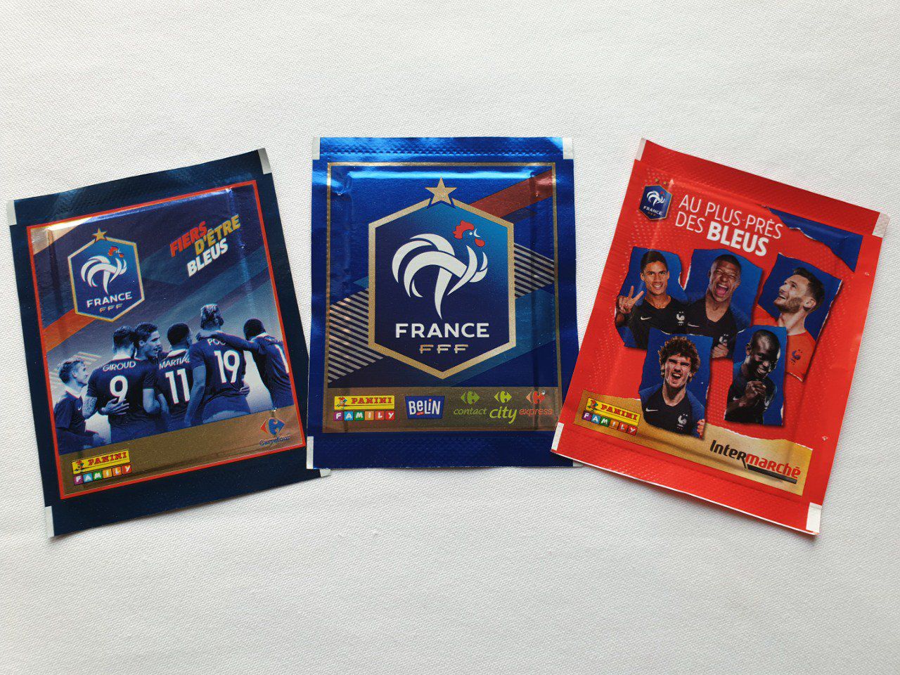 Panini Family 2018 sticker collection Fier d'être bleu 2016-2018-2020