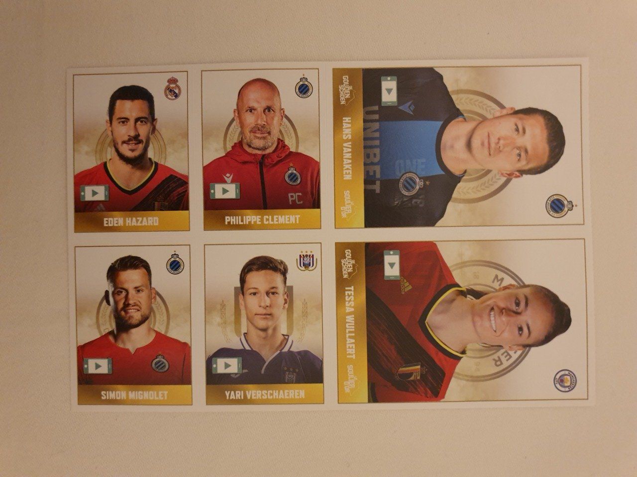 Panini Pro League 2019/2020 sticker update set stickercollection.club