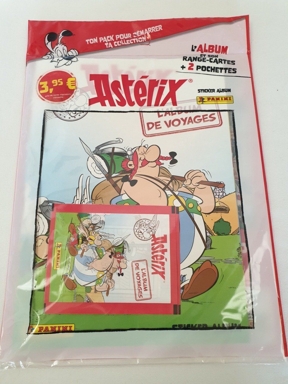 Panini Asterix 2023 album + 2pochettes stickercollection