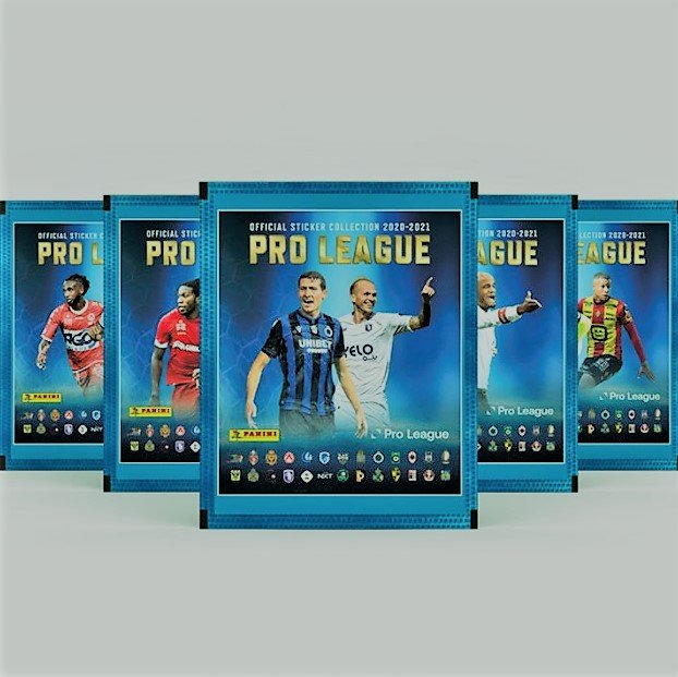 Panini Pro League 2020/2021 5pochettes différente stickercollection.club