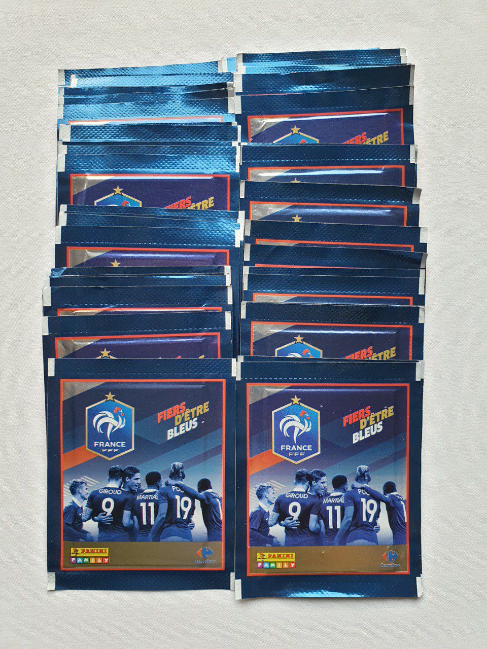 Panini Family sticker collection Fier d'être bleu par pochette