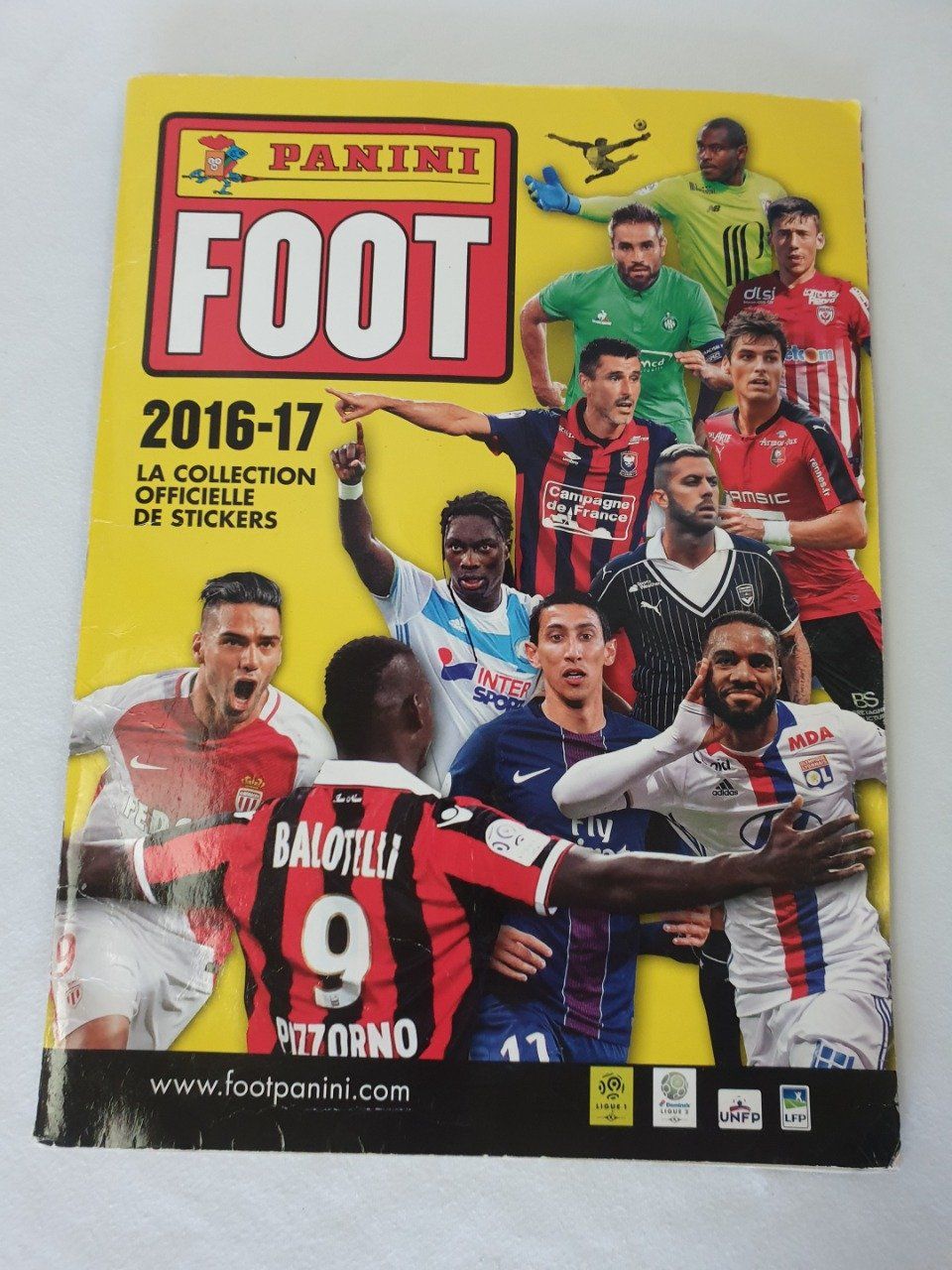 Panini Foot 2016 album incomplet
