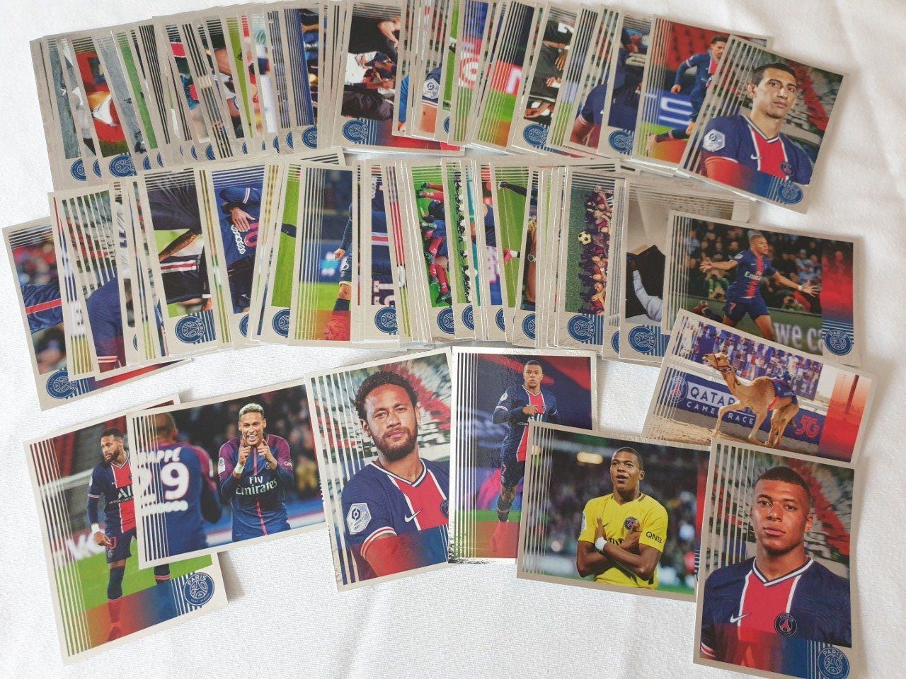 Panini Foot PSG lot 90 images complet