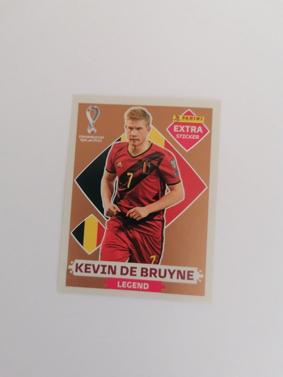 panini quatar 2022 legend kevin debruyne or