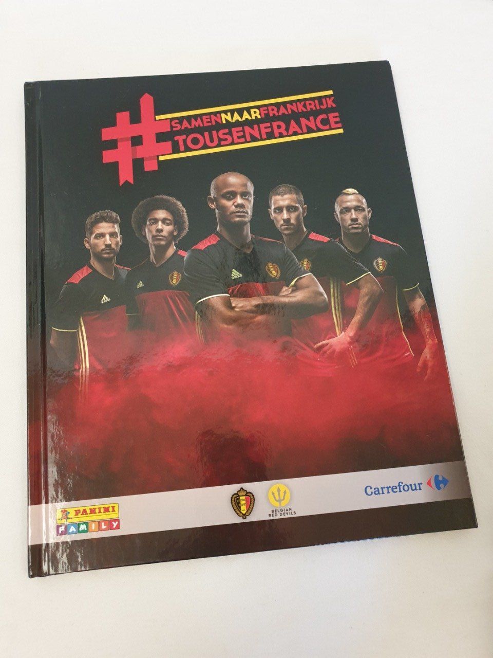 Panini family Album cartonner Tous en France diable rouge